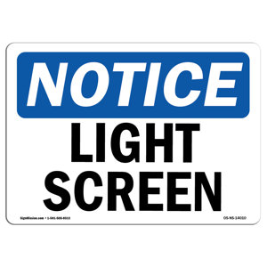 SignMission Light Screen Sign | Wayfair