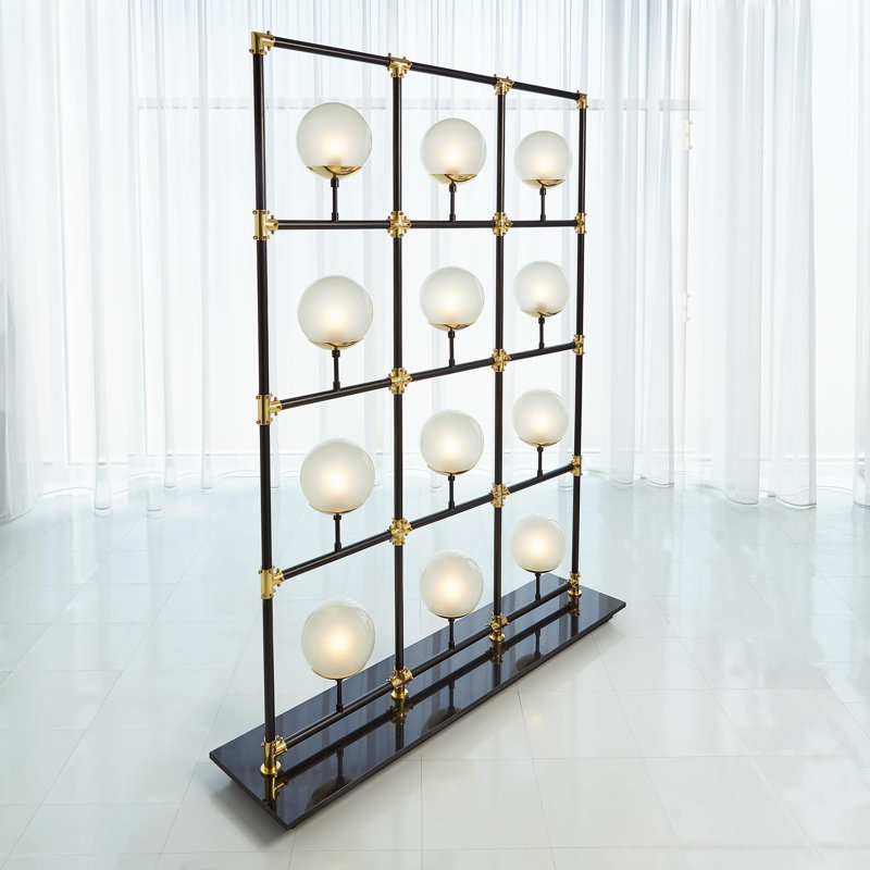 Global Views Globe in Square Floor Screen | Wayfair