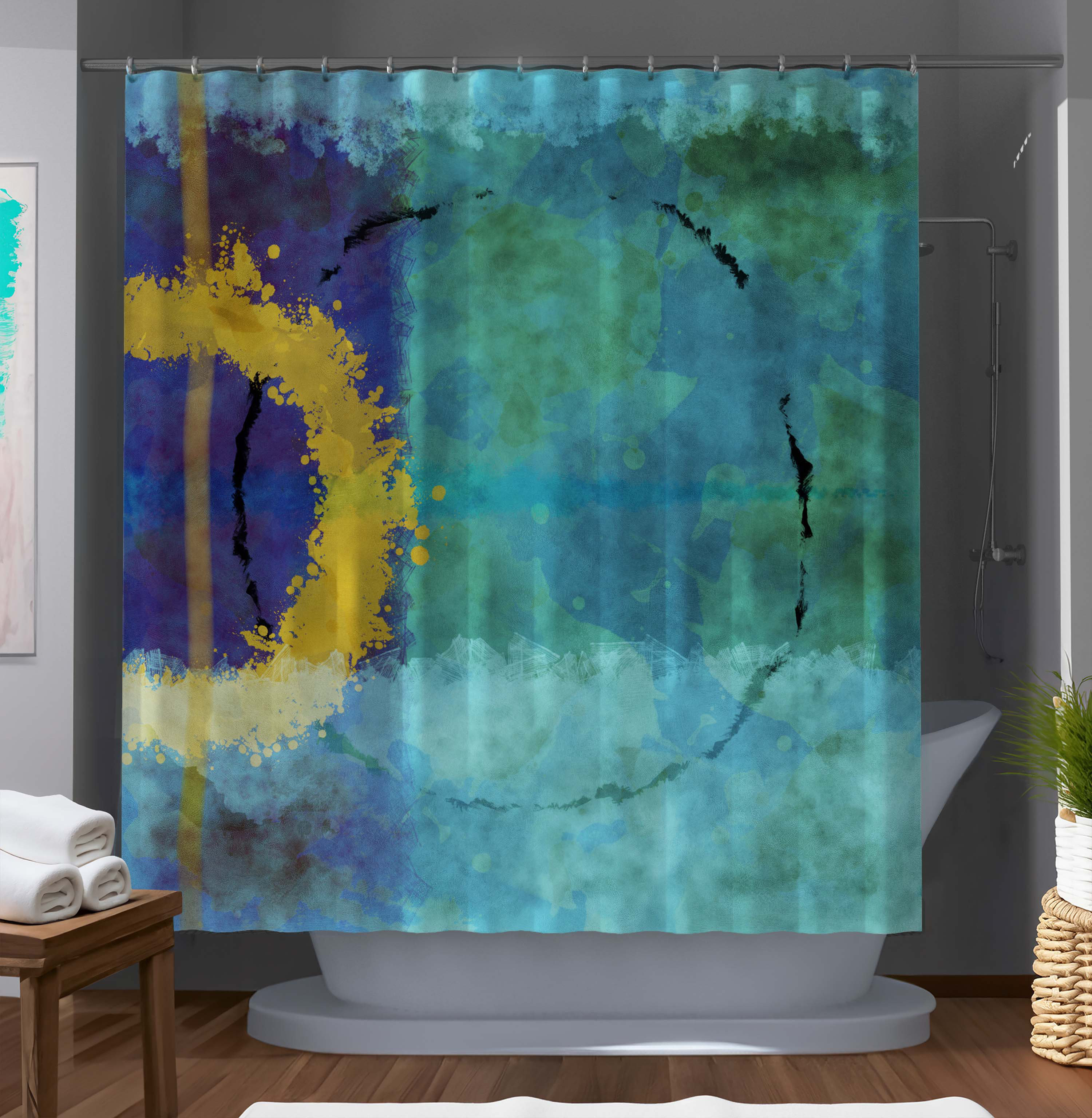 East Urban Home Donyetta Shower Curtain by Staci Maxwell | Wayfair