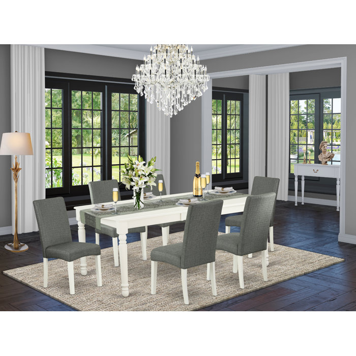 Alcott Hill® Mariann 7 - Piece Extendable Solid Wood Dining Set | Wayfair
