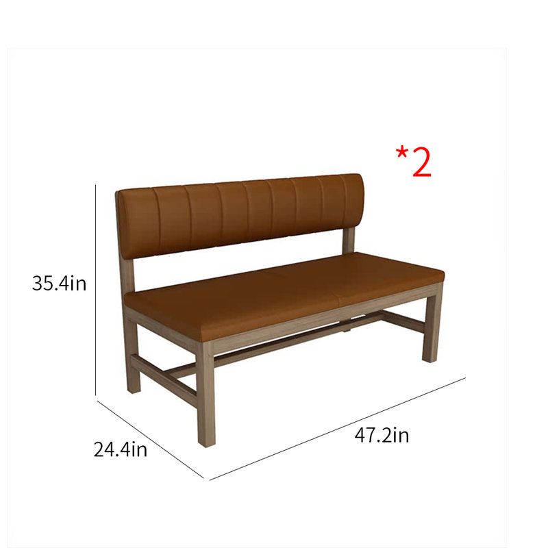 Canadian Linen Cafe Dessert Shop Restaurant Bakery Retro Bench Faux ...