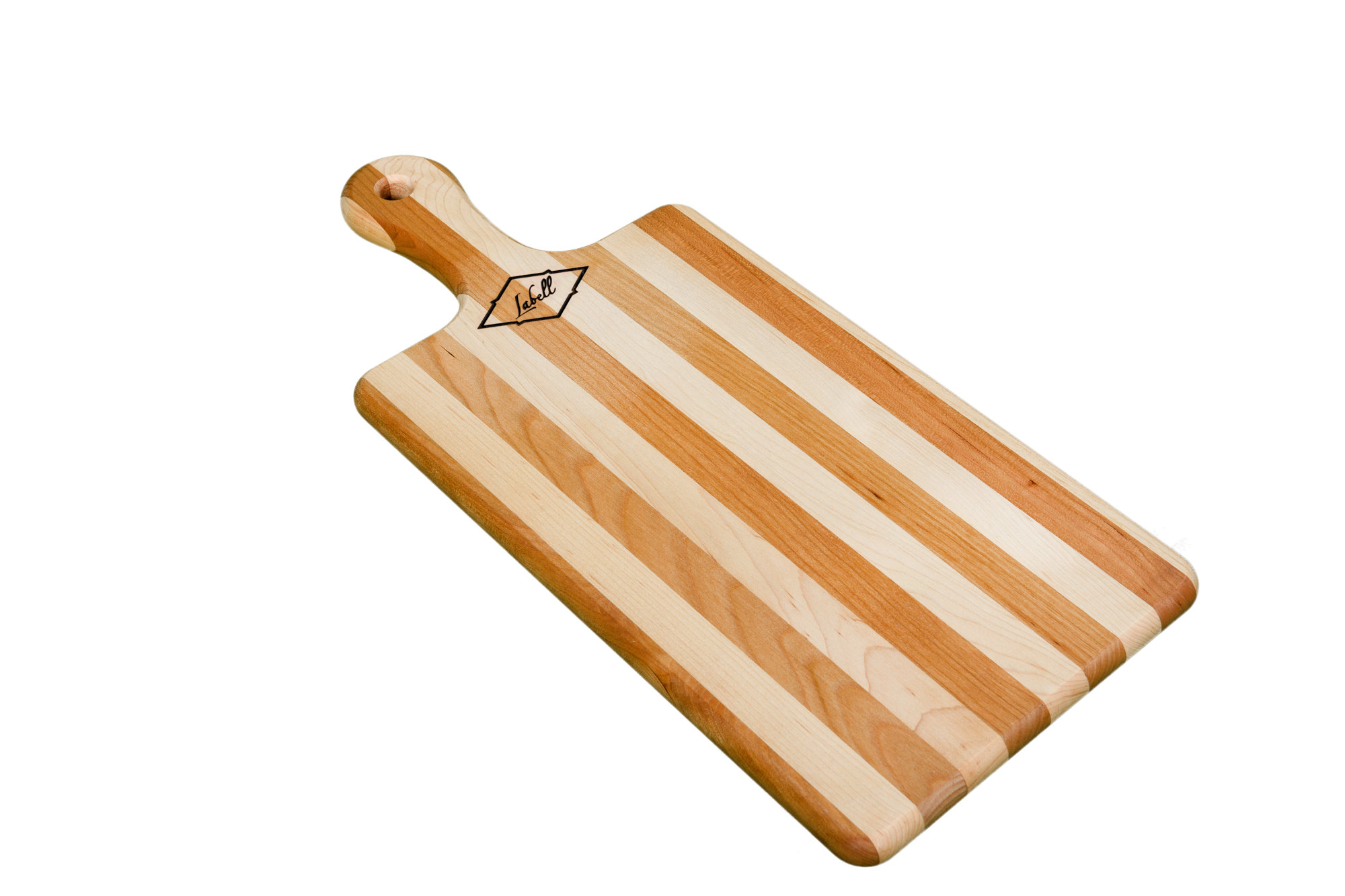 Labell Cherry-Maple Paddle Cutting Board With Bullnose Finish | Wayfair