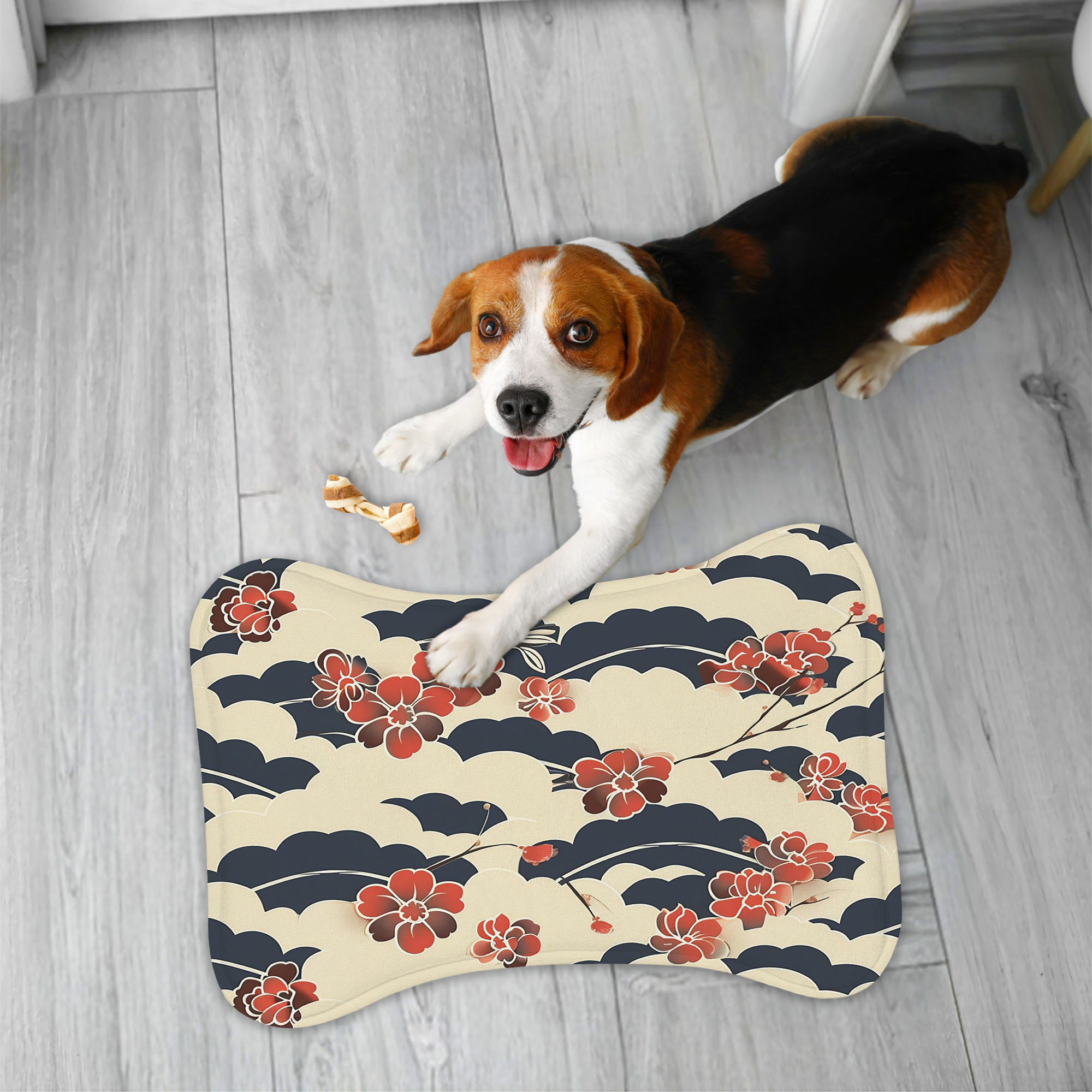 MentionedYou Traditional Nippon Patterns - 1 Piece Bone Shape Feeding ...