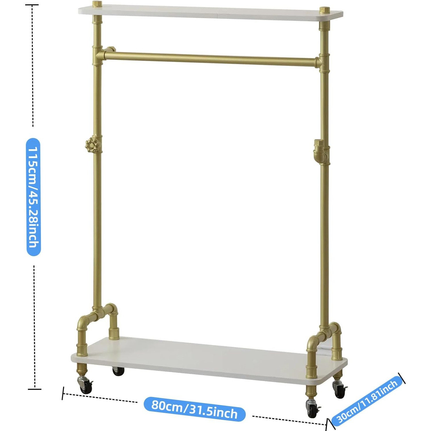 17 Stories Kids Clothing Racks,Child Dress Up Racks With Storage Shelf ...