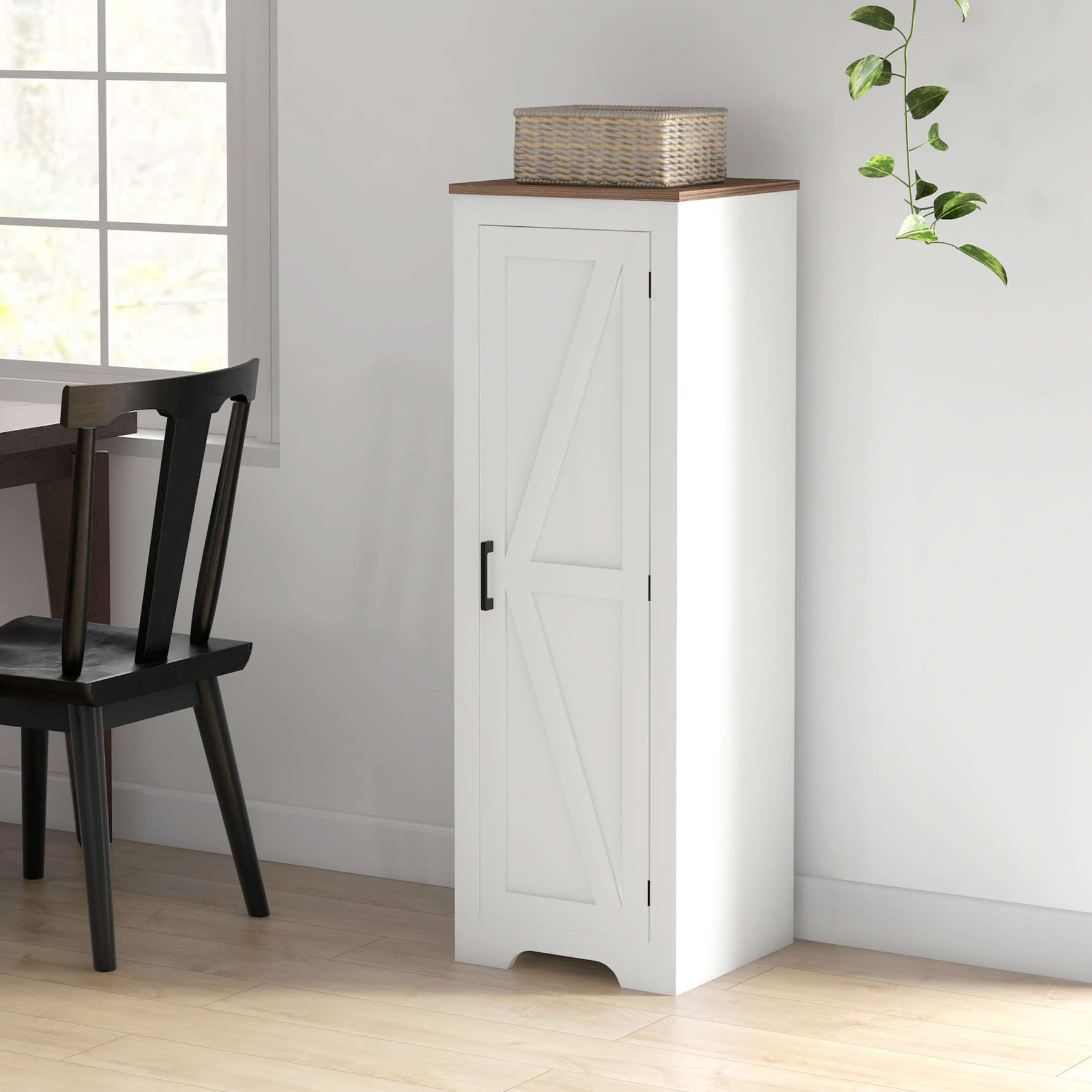 Ophelia & Co. Living Room Accent Cabinet With Adjustable Shelf - White ...