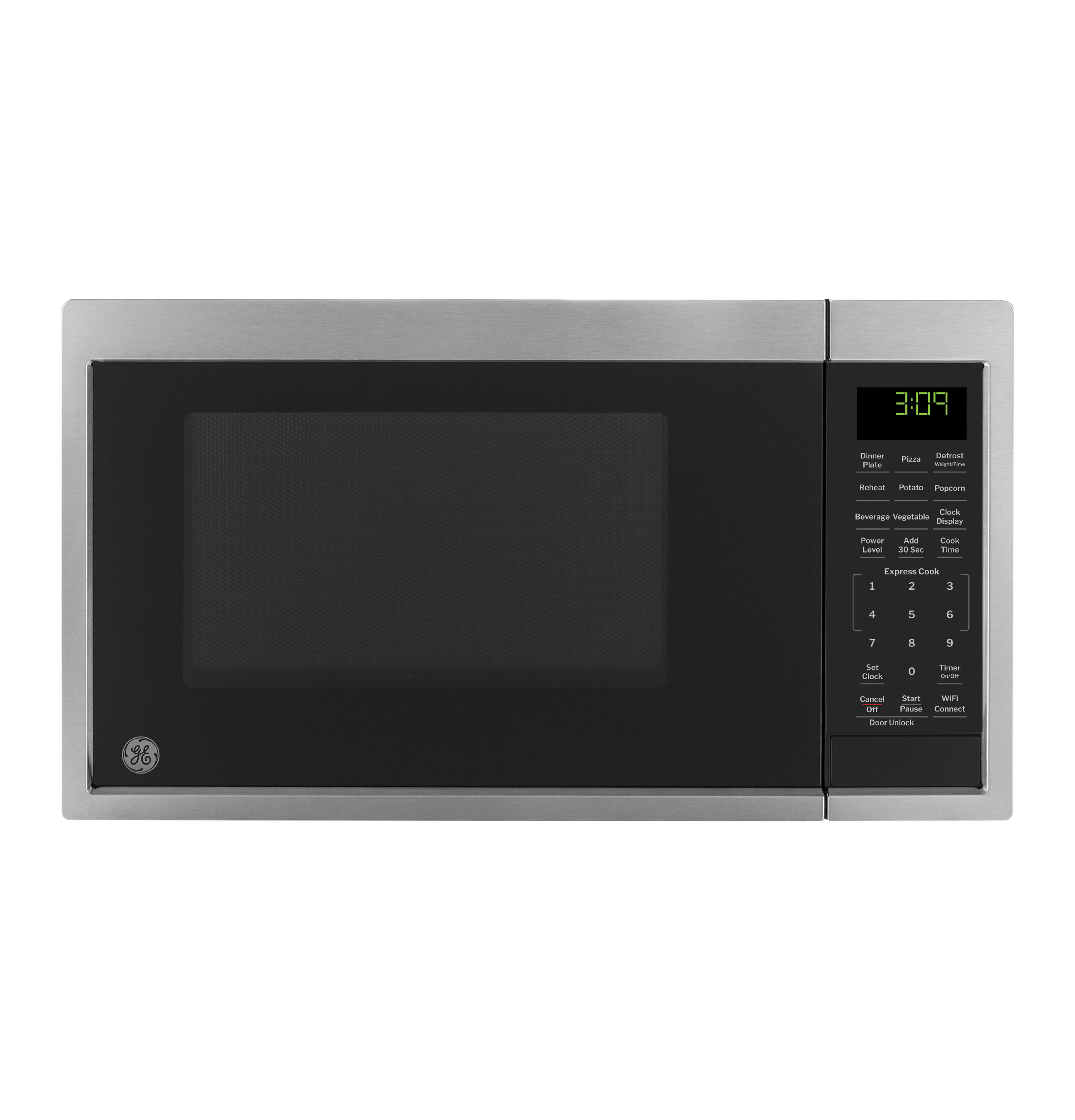 GE Appliances GE 0.9 Cu. Ft. Capacity Smart Countertop Microwave Oven ...