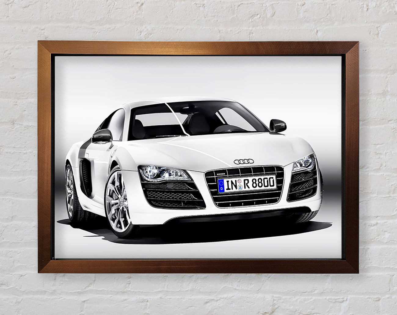 Ebern Designs Audi A8 Framed Print | Wayfair.co.uk