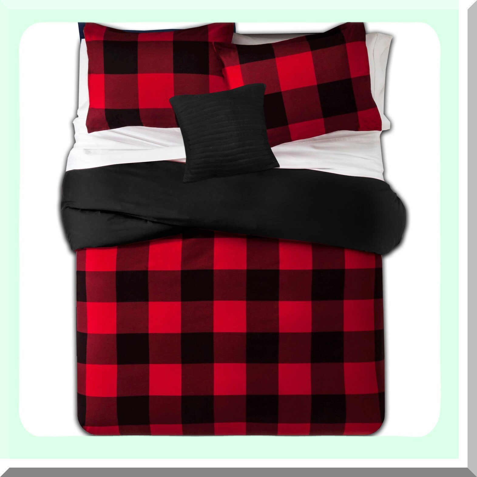 One Allium Way® Luxury Comforter Set Bundle - Soft Down Alternative ...