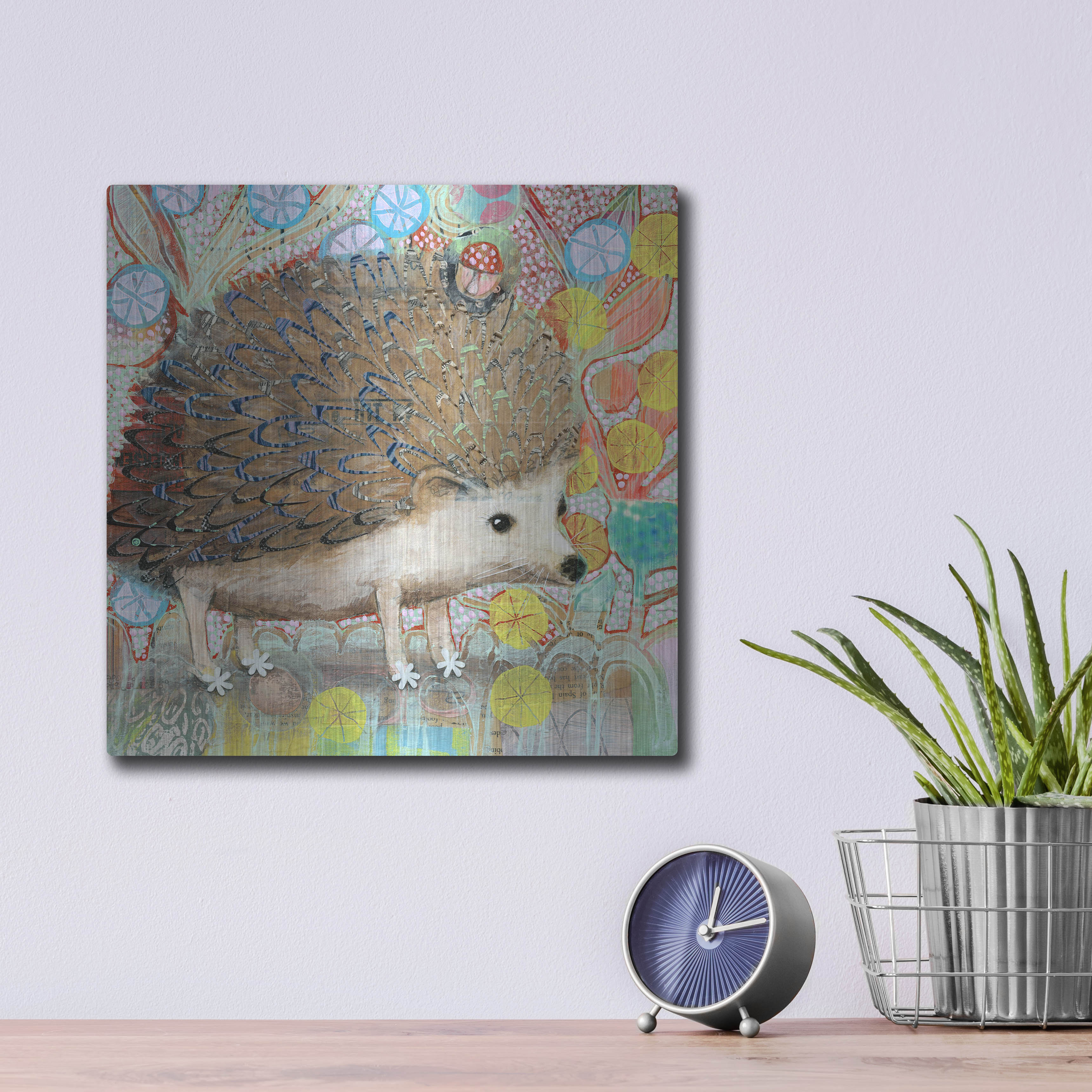 Millwood Pines Hedgie' by Judy Verhoeven, Metal Wall Art | Wayfair