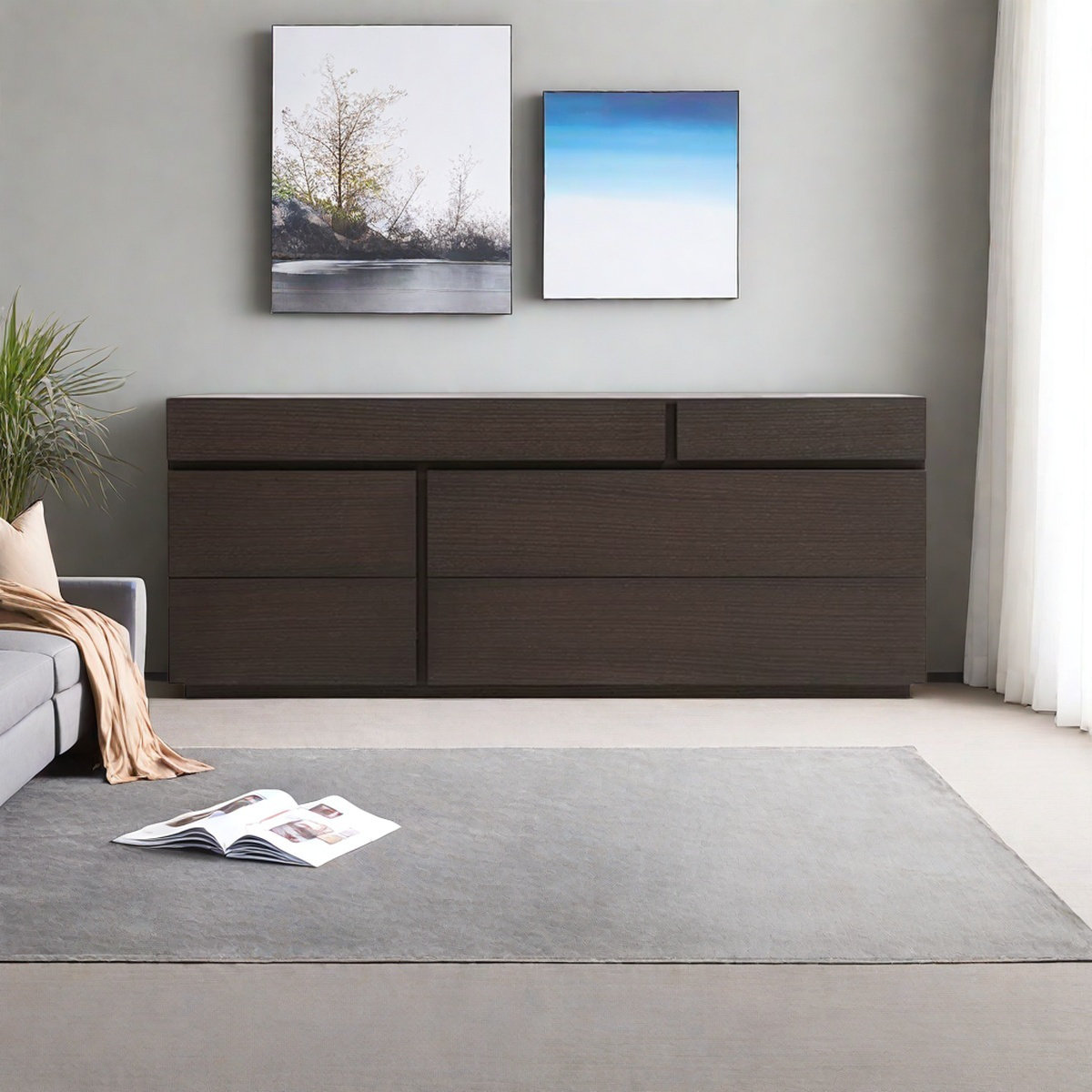 Licalilo Luxury Minimalist Modern Bedroom Storage Chest | Wayfair