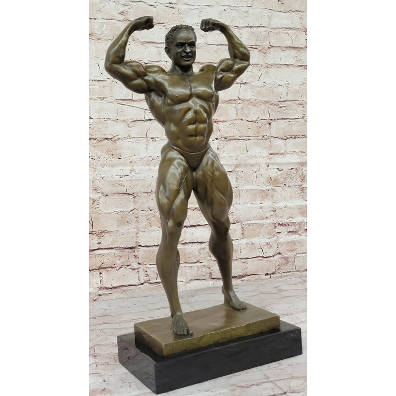 Canora Grey Strong Iron Man Bodybuilder Athlete Male Muscular Figure ...