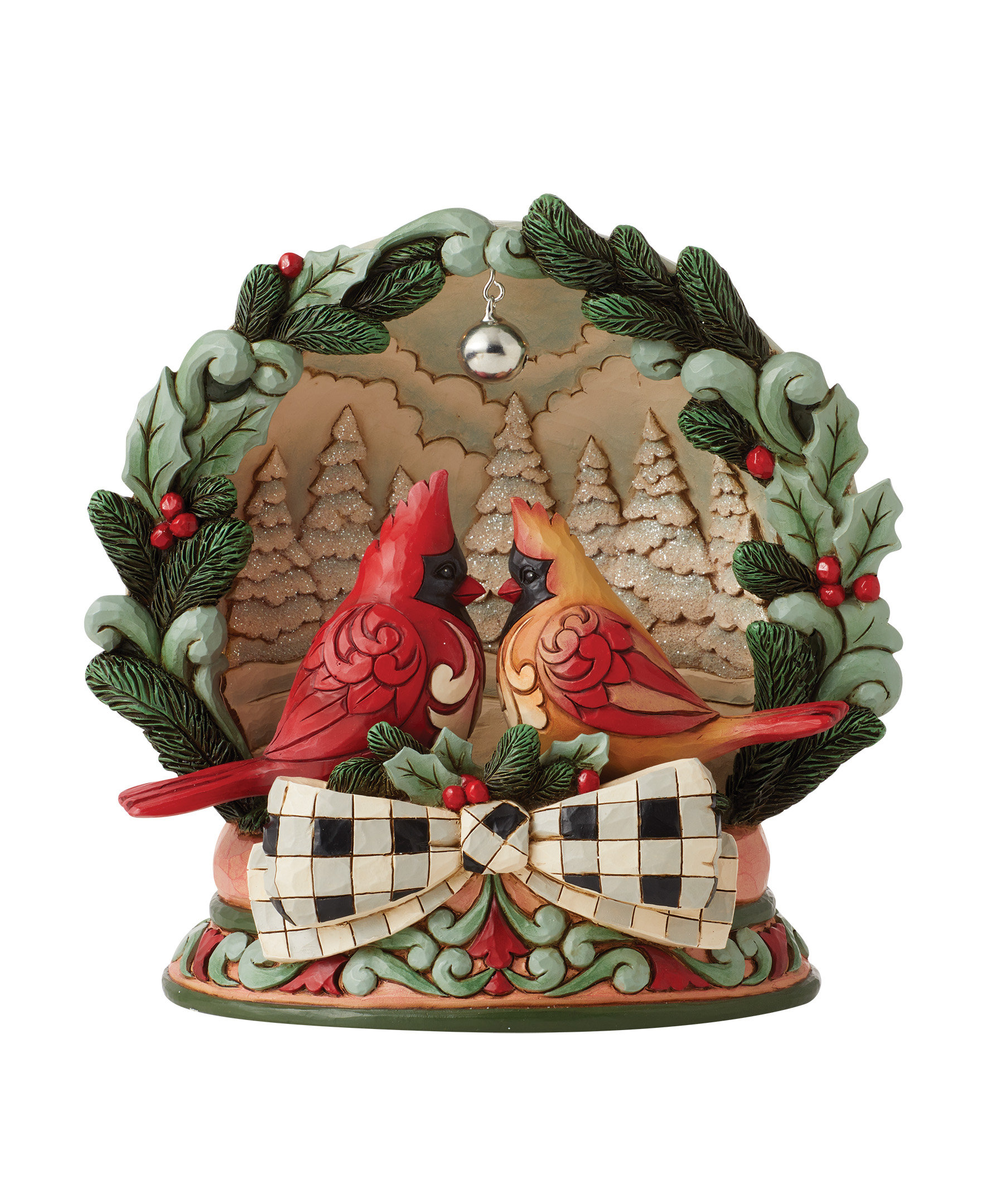 Jim Shore Heartwood Creek Highland Glen Cardinals Figurine 4.3in H ...