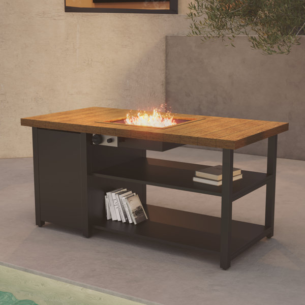 Grand Patio All Steel Multi Purpose Dinner Brazier Table With Storage ...