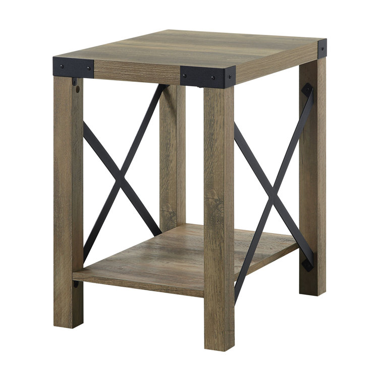 Gracie Oaks Table de bout avec rangement Edye - Wayfair Canada