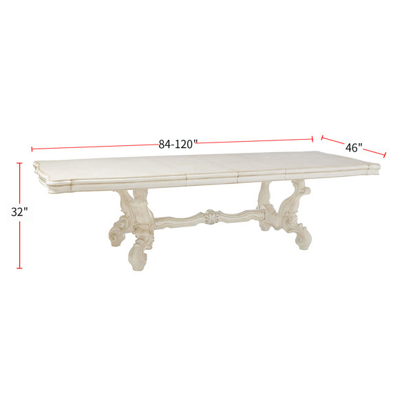 Laurel Foundry Modern Farmhouse® Taranto Extendable Trestle Dining ...