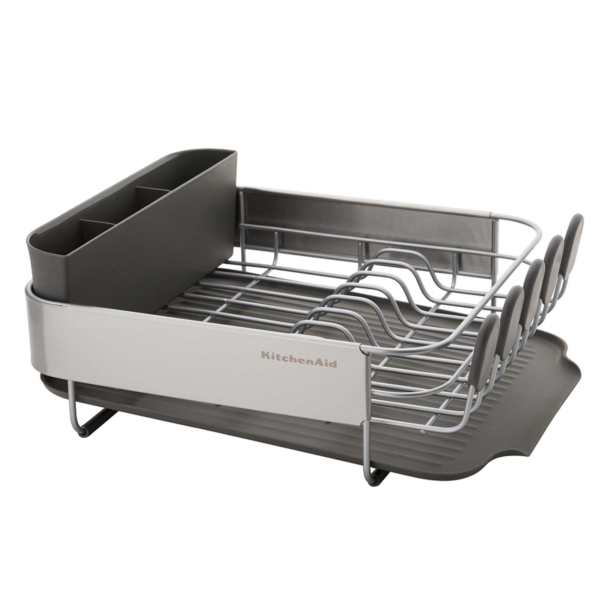 KitchenAid® Compact Stainless Steel Dish Rack, 16.06-Inch & Reviews ...