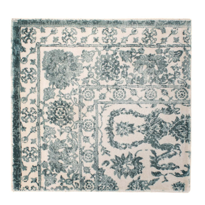 Rosalind Wheeler One-of-a-Kind Anelly Hand-Knotted 50 x 55cm Wool Area ...