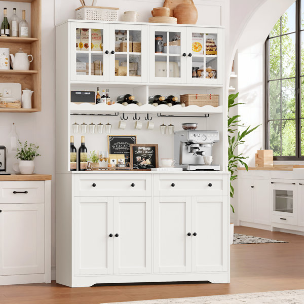 Lark Manor 75.4" Baker's Rack With Charge Station - Wayfair Canada