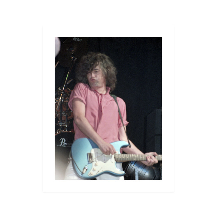 Globe Photos Entertainment Jimmy Page Playing Guitar At ARMS Charity ...