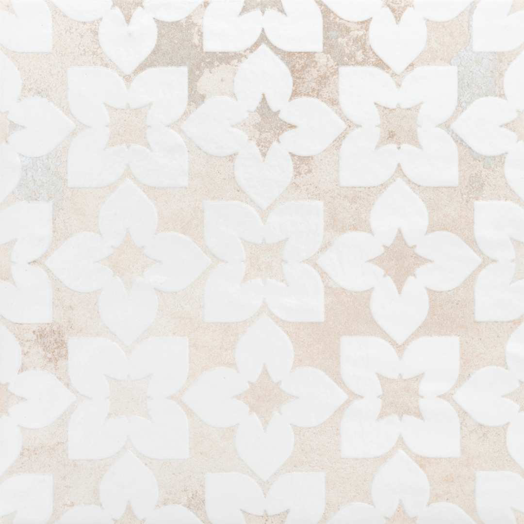 Long Island Mosaics & Tile Phlox 8" x 8" Porcelain Patterned Wall ...