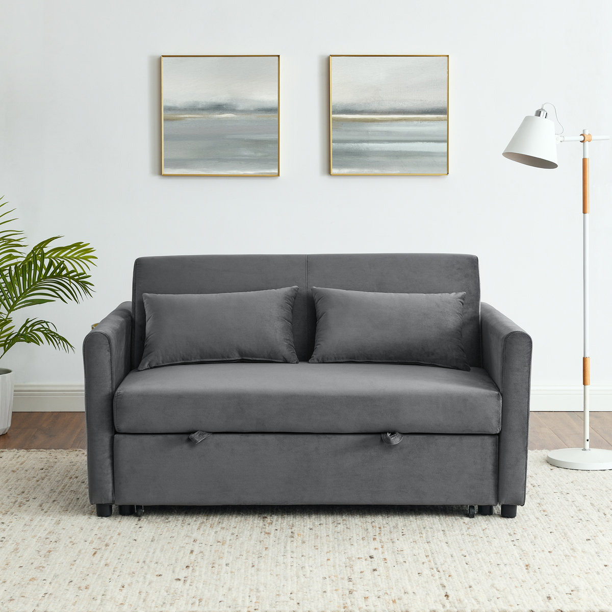 Mercer41 Pull Out Couch Sleeper Sofa Bed Convertible Sofa - Wayfair Canada