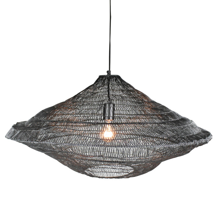 Bayou Breeze Woven Wire Pendant Light | Wayfair