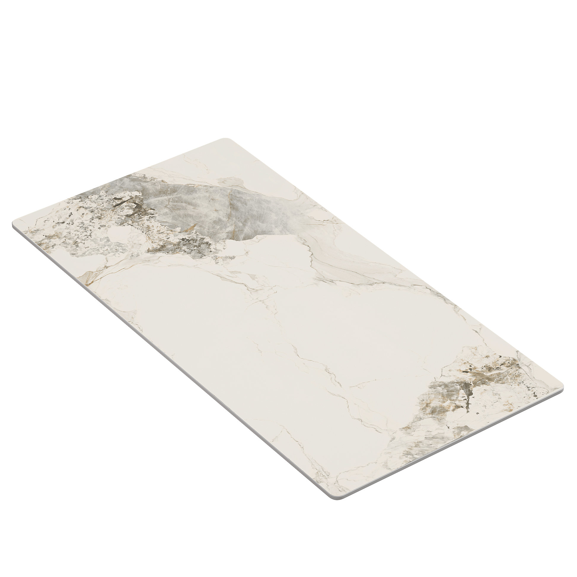 RELEYU 63''x32'' Rectangular Sintered Stone Beveled Edge Table Top - Wayfair Canada