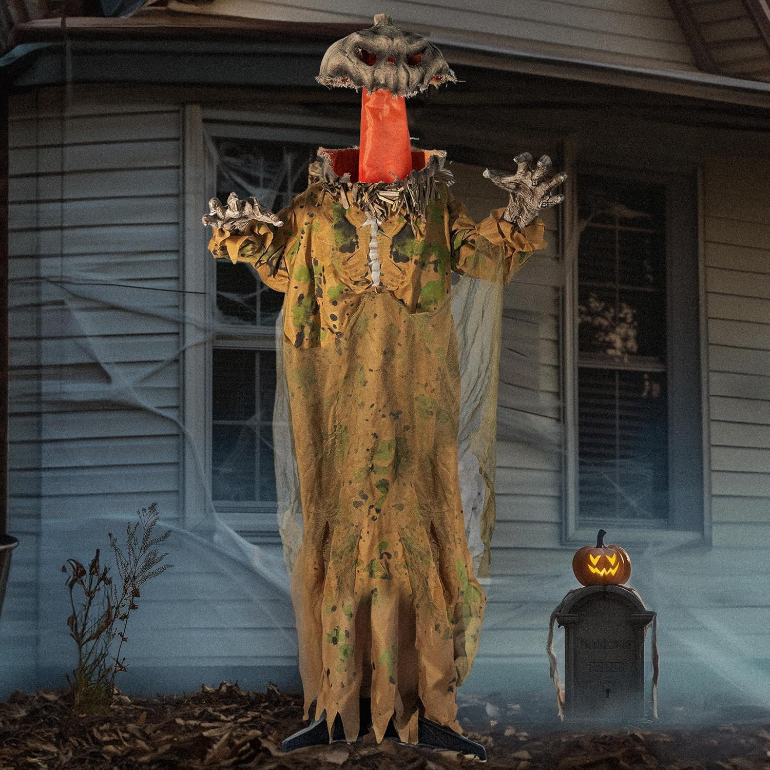 The Holiday Aisle® 6FT Animatronics Halloween Decorations Outdoor ...