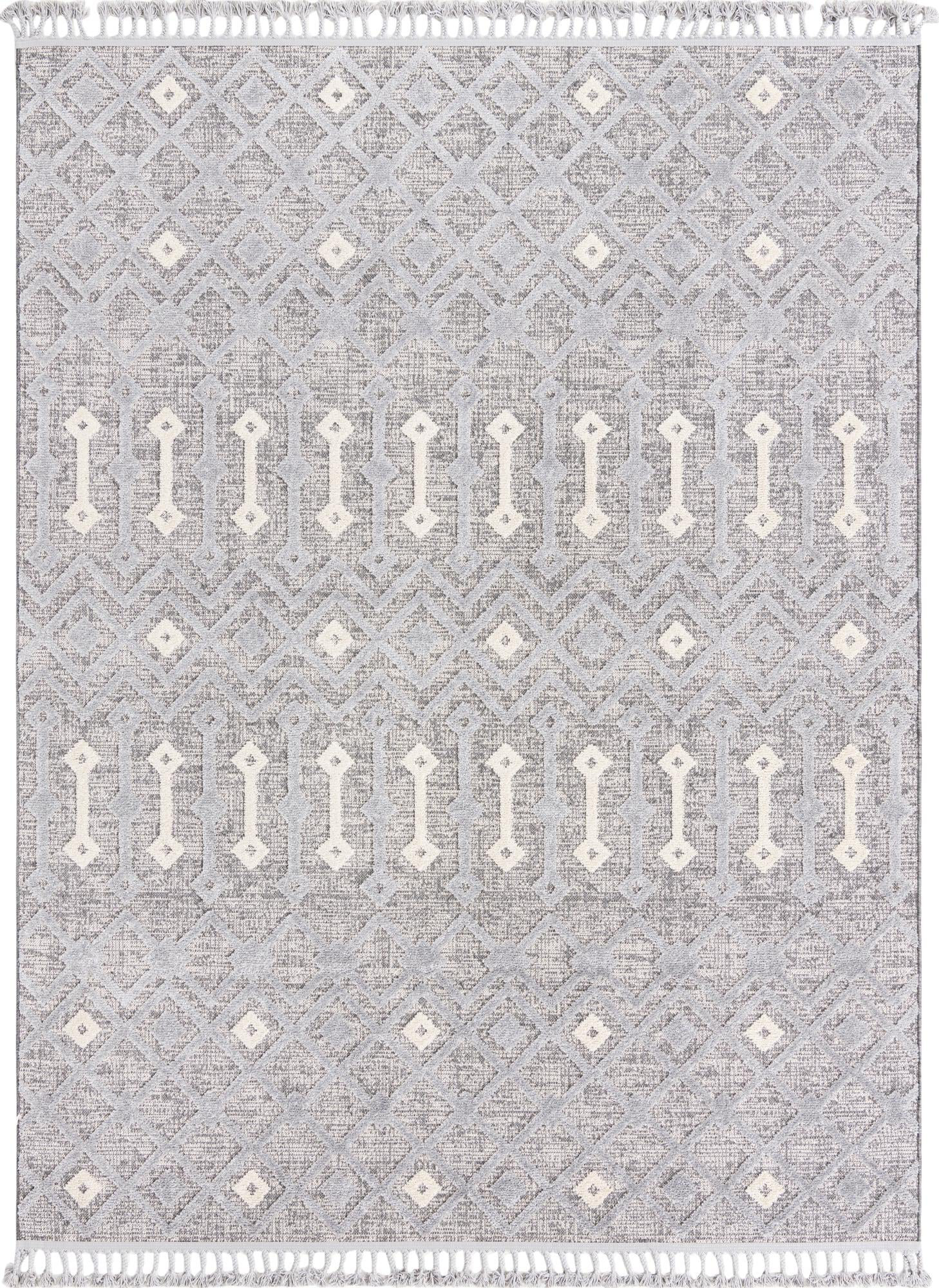Foundry Select Contemporary Breyer Runner Rug Beige-Grey Color Pewter ...