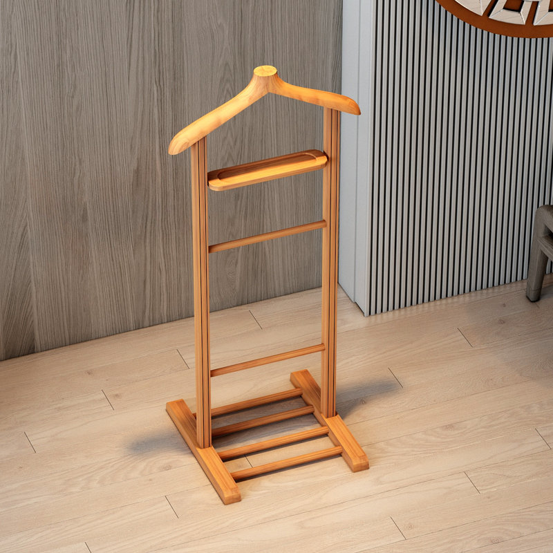 East Urban Home Spandrel Solid Wood Freestanding Valet Stand | Wayfair