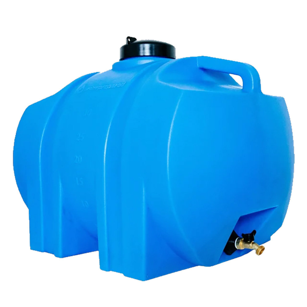 Good Ideas WaterPrepared 35 Gallon Blue Horizontal Utility Tank | Wayfair