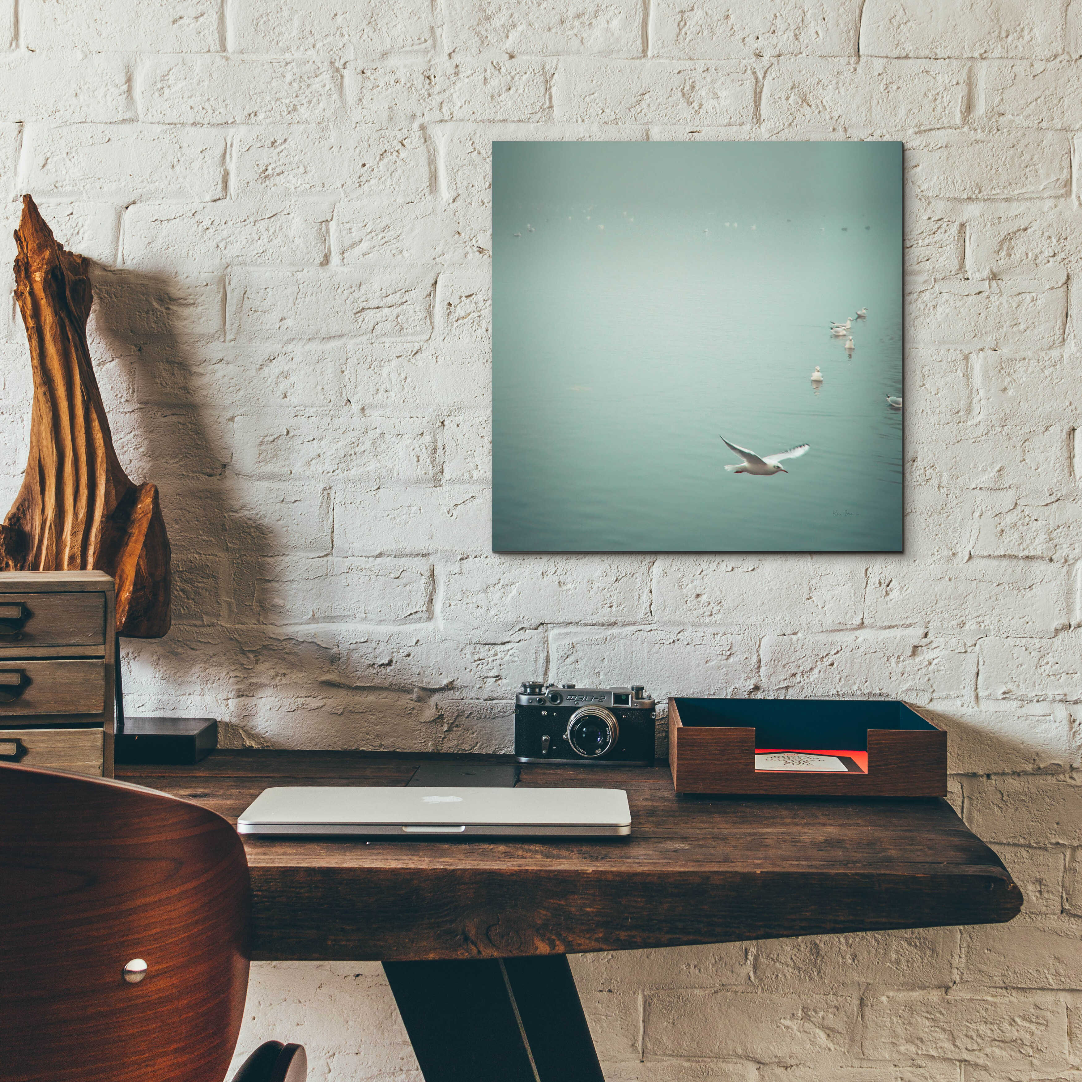 Highland Dunes " Soul Birds Harbor Gray " by Keri Bevan on | Wayfair