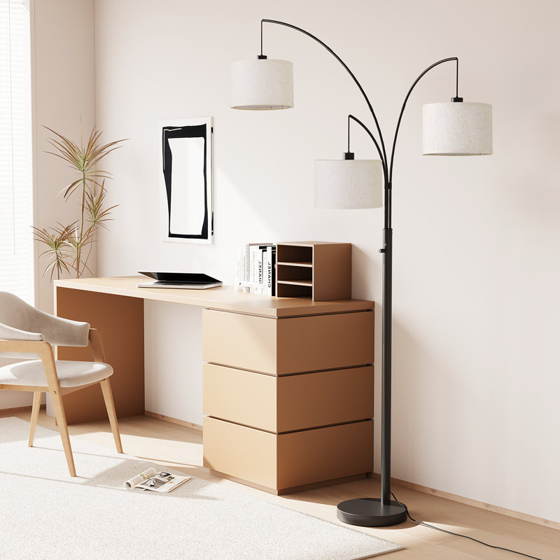 Latitude Run® Bidal 3 Lights Modern Arc Tree Floor Lamp & Reviews ...