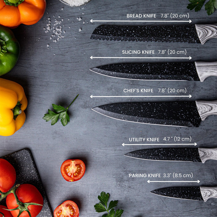 Metro Lane Cheemeng Stainless Steel Assorted Knife Set | Wayfair.co.uk