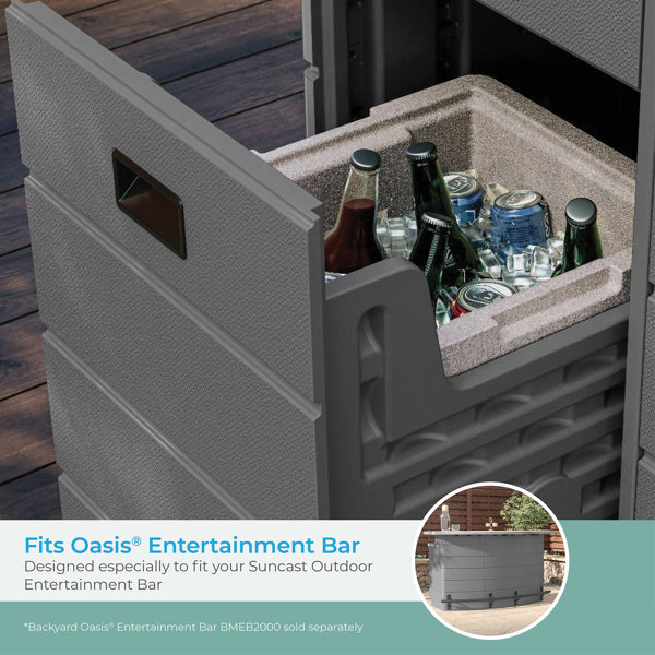 Suncast 7.96 Quarts Handheld Cooler , Dark Gray | Wayfair