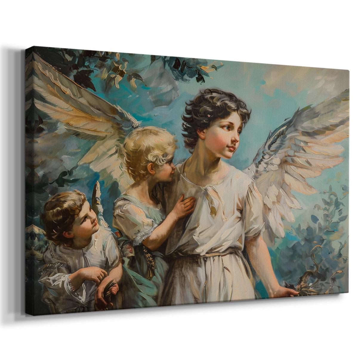 Fleur De Lis Living Angels From Above-CVI -Gallery Wrapped Cavas ...
