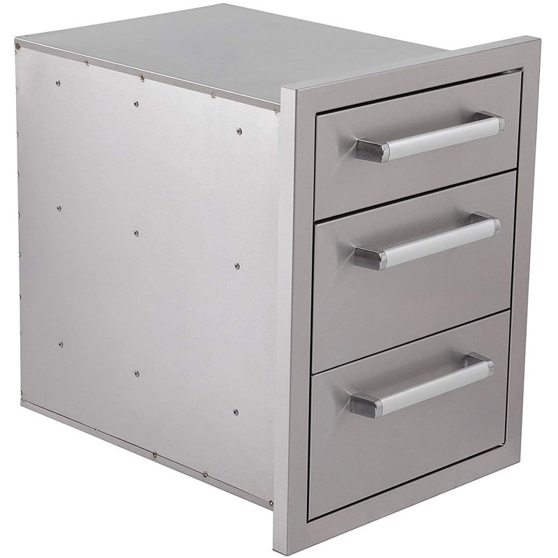 WHISTLER 16.45'' Stainless Steel Drop-In Drawers | Wayfair