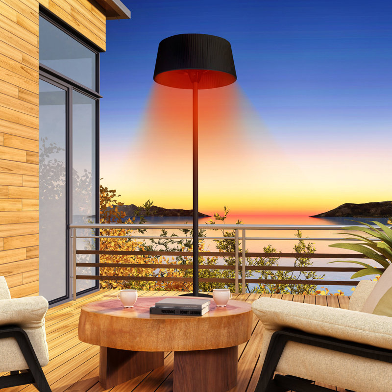 Paragon-Outdoor Sol 1500 Watt Electric Standing Patio Heater & Reviews ...