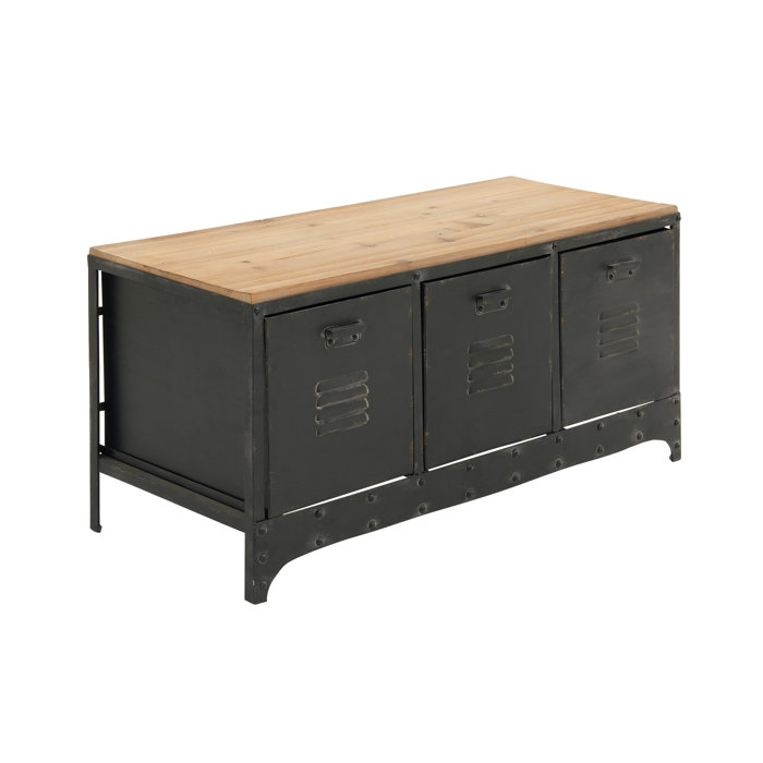 Williston Forge Iron Storage Bench & Reviews - Wayfair Canada