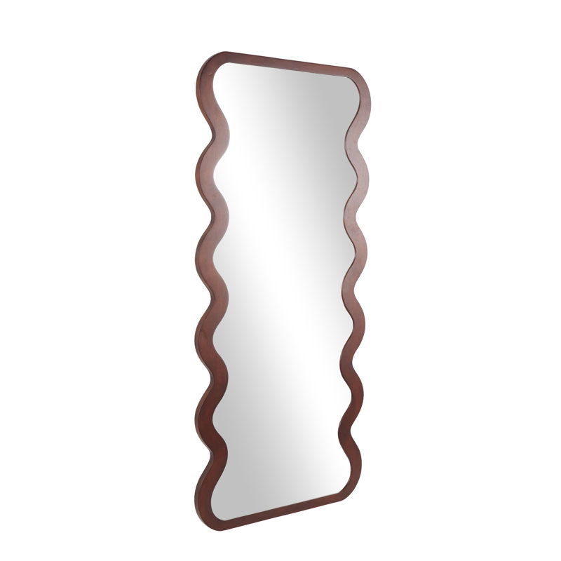 AllModern Wood Wavy Room Wall Mirror | AllModern