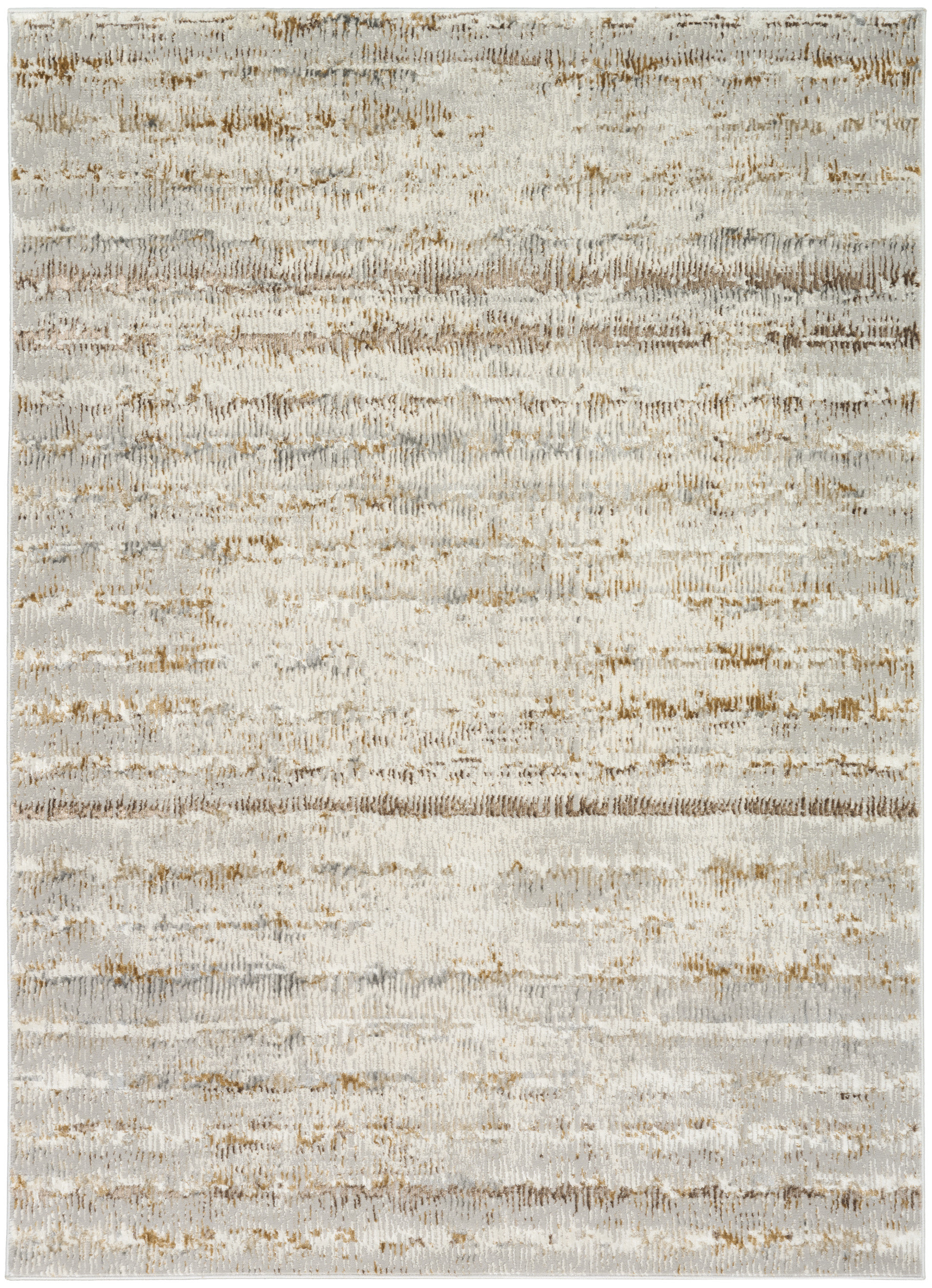 Calvin Klein CK073 Compass Ivory Rust Modern Indoor Rug | Wayfair