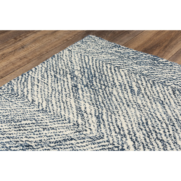 Millwood Pines Morecambe Wool Chevron Rug & Reviews | Wayfair