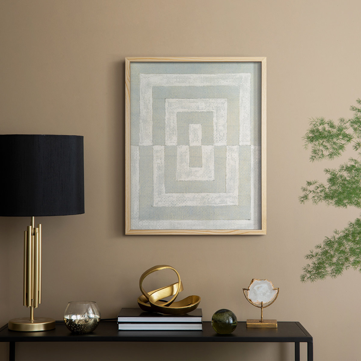 Ivy Bronx Inner Hall II Framed Print - Solid Wood | Wayfair