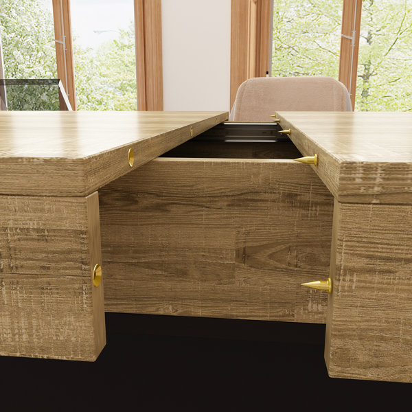 Latitude Run® 63 '' W Expandable Computer Desk | Wayfair