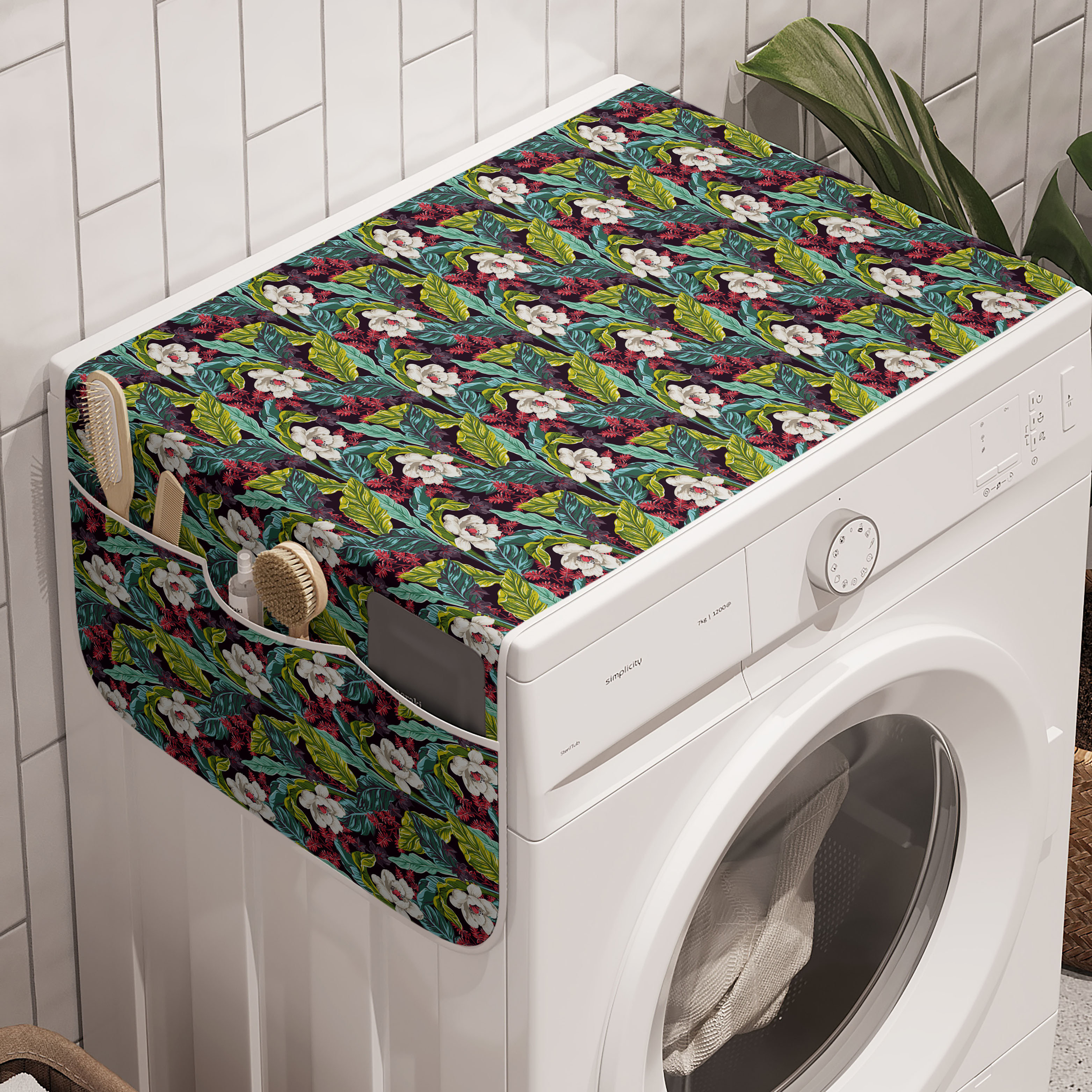 East Urban Home Plant Washing Machine Organizer Pack of 2 47" x 18.5 ...