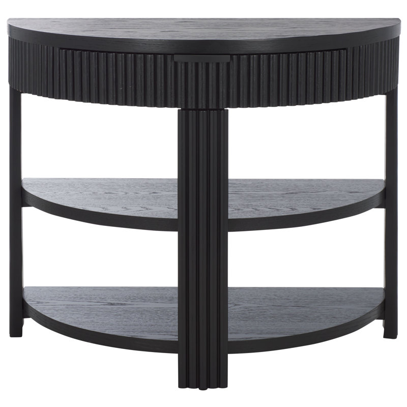 Joss & Main Christy Reeded Half Moon Console Table | Joss & Main