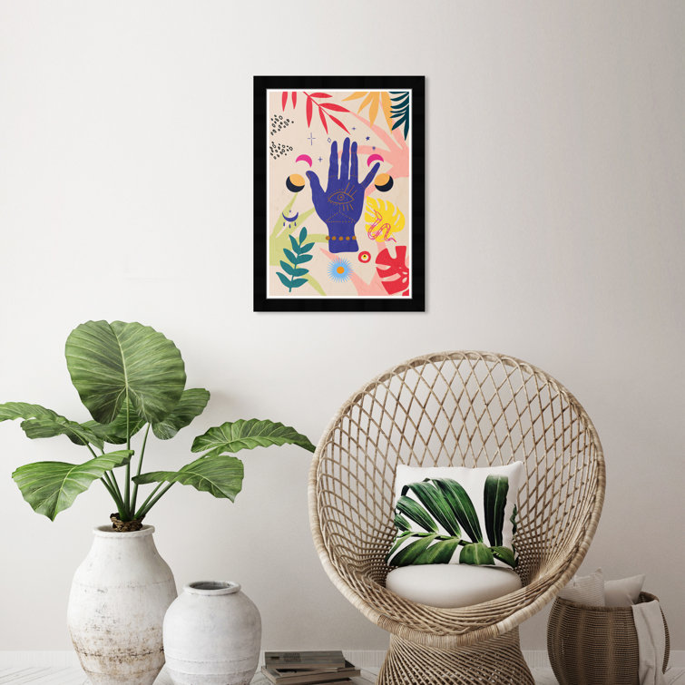 Dakota Fields Cosmic Hand - Picture Frame Graphic Art - Wayfair Canada
