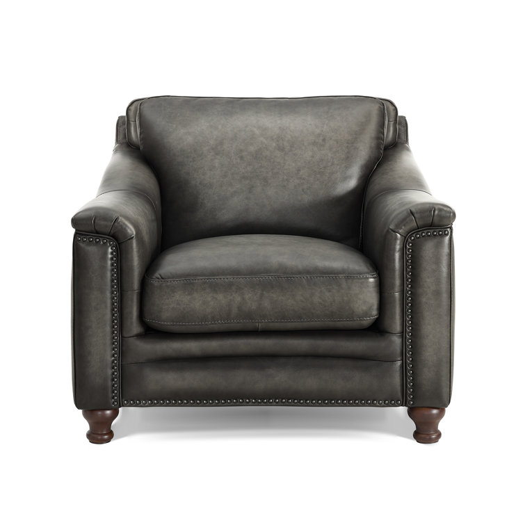 Rosalind Wheeler Crishawn Leather Armchair | Wayfair.co.uk