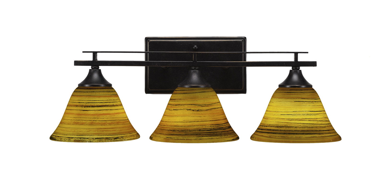 Red Barrel Studio® Uptowne 3 Light Bath Bar Shown With 7" Firré Saturn ...