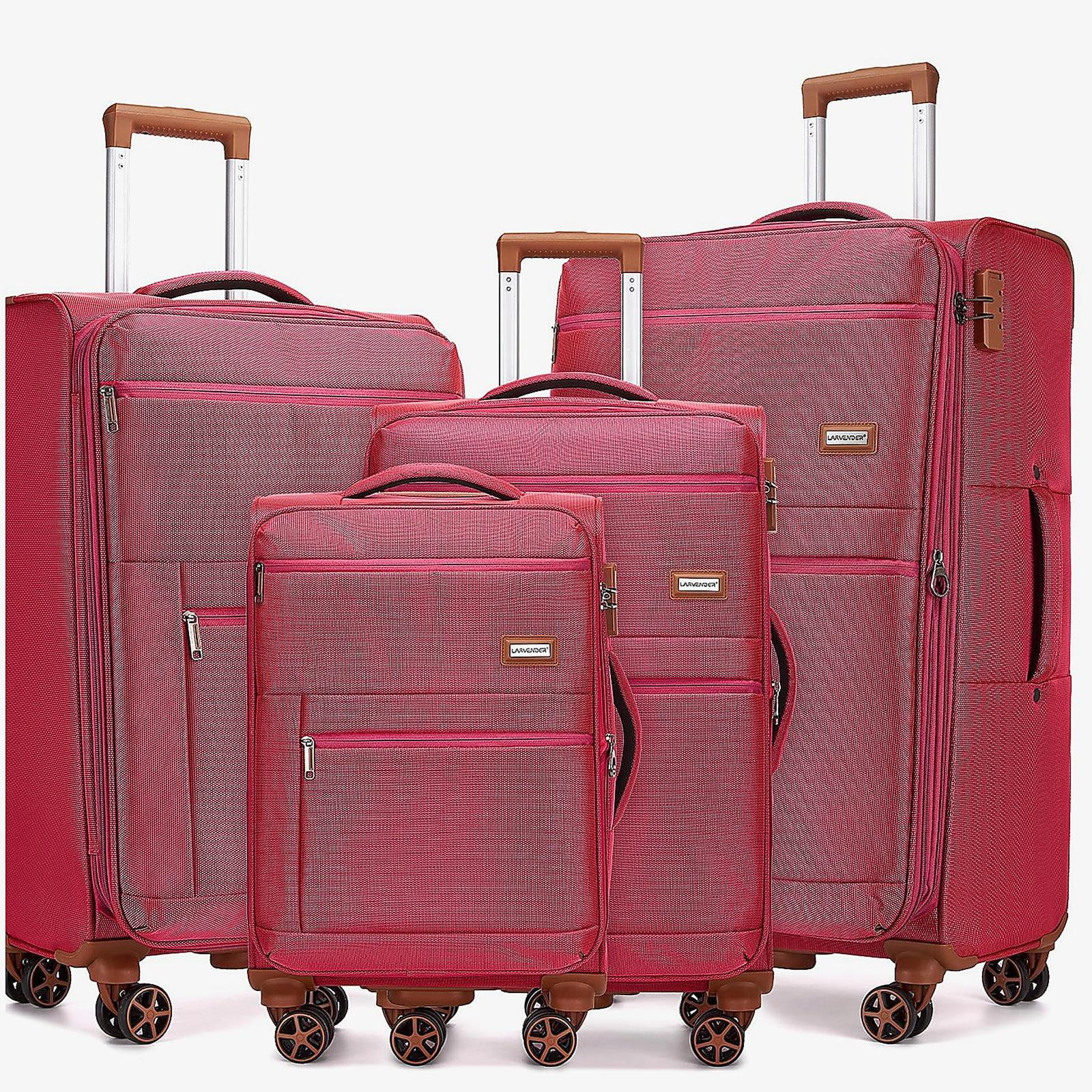 XINGHUAFEIXI Luggage Sets 4 Piece, Softsied Suitcases with Spinner ...